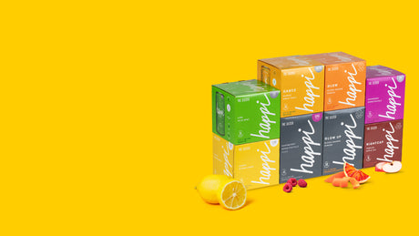 Happi | Cannabis-infused seltzer | Low-dose THC drink