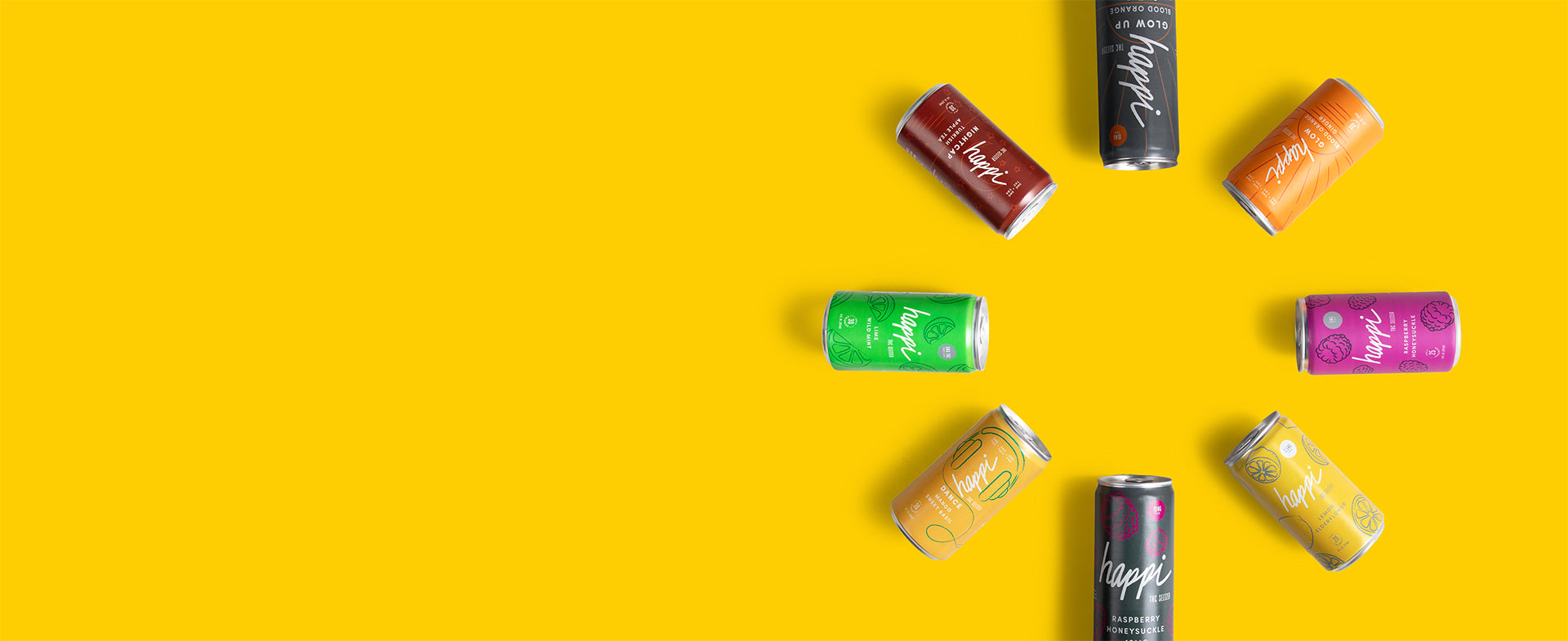 Happi | Cannabis-infused seltzer | Low-dose THC drink