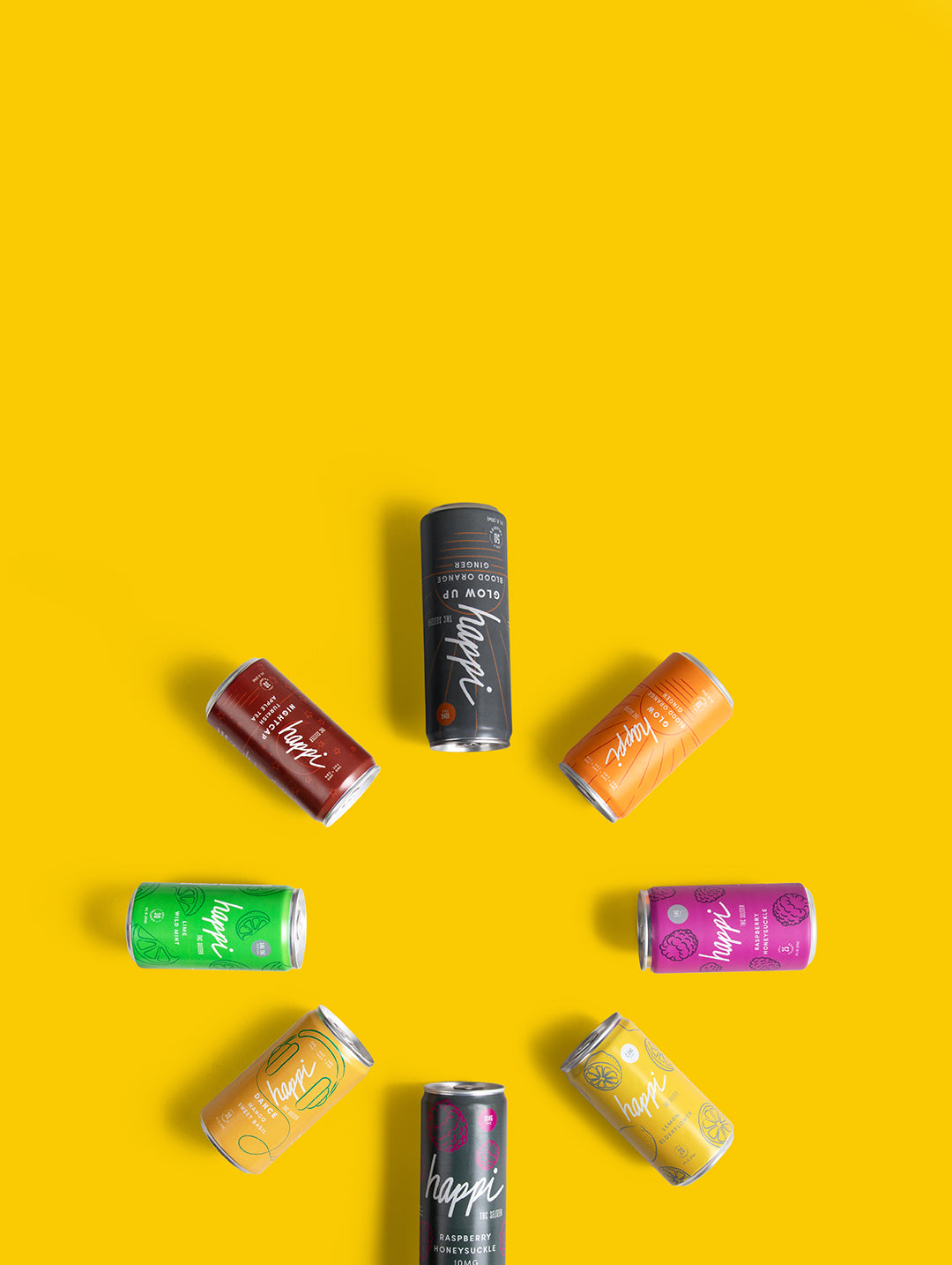 Happi | Cannabis-infused seltzer | Low-dose THC drink