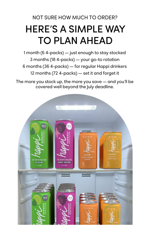Glow THC Seltzer (5mg) | Relax Without Alcohol | Happi