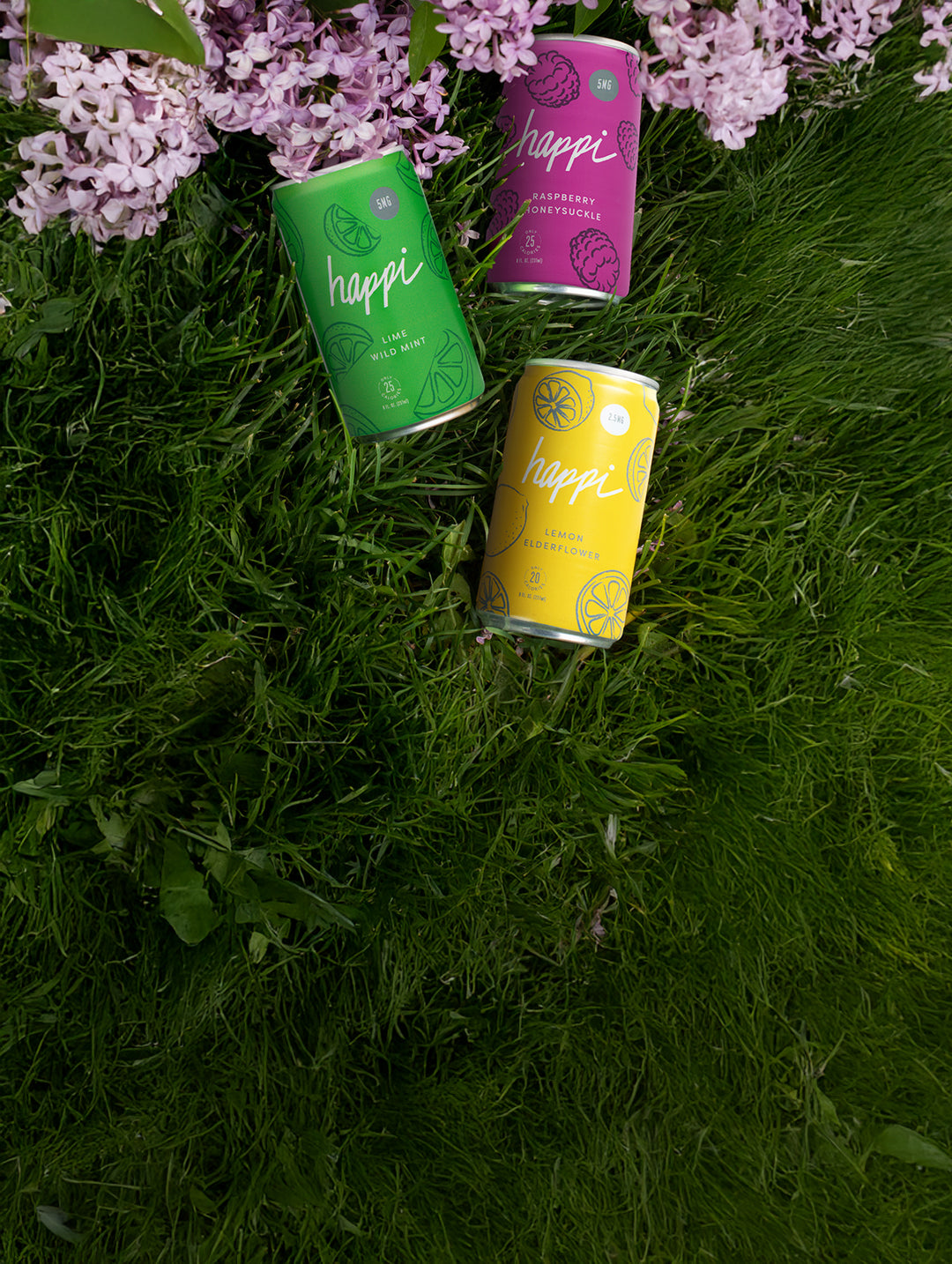 Happi | Cannabis-infused seltzer | Low-dose THC drink